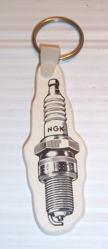 Vintage NGK Spark Plug Advertising Keychain Made In USA | eBay