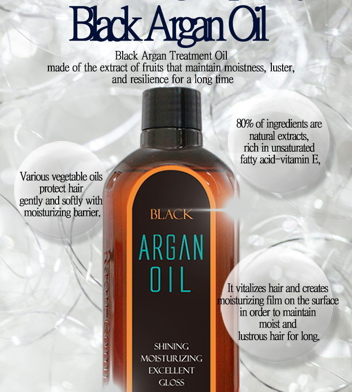 [RAON] Black Argan Oil for Hair 100ml / Shining Moisturizing Excellent ...