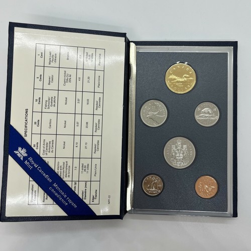 1990 Royal Canadian Mint Specimen 6 Coin Set (W/ Book & COA) | eBay