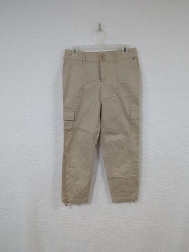 Tommy Hilfiger, Women's Chelsea Cargo Khaki Ankle Pants, Size 4 | eBay