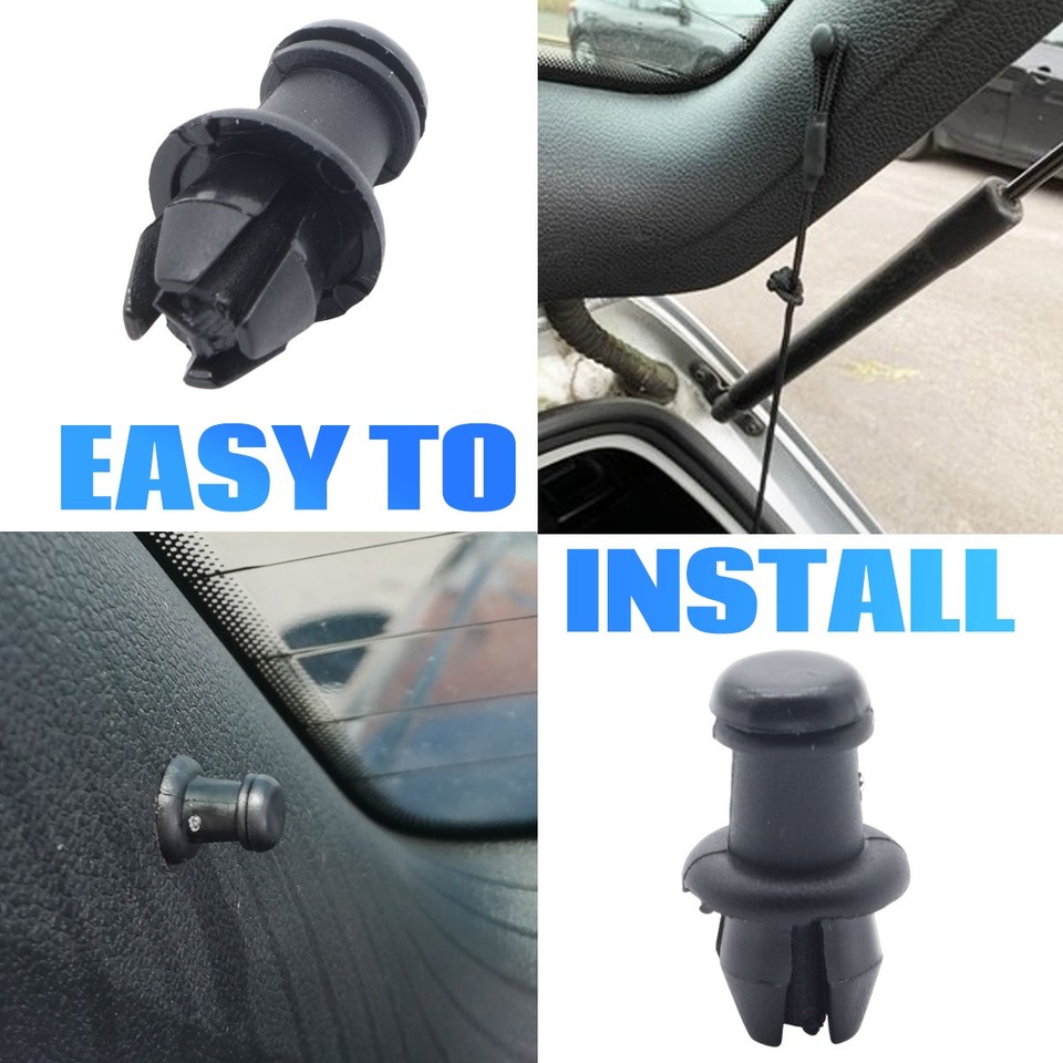 Rear Boot Parcel Shelf String Cord Strap w/ 2pcs Clips For Peugeot 108 ...