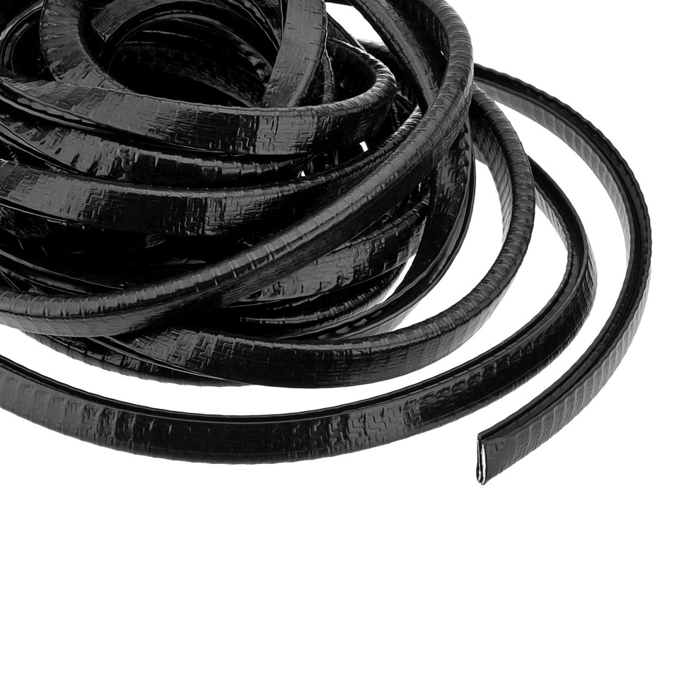 Black 32Ft U Shape Rubber Car Seal Door Edge Guard Molding Trim ...