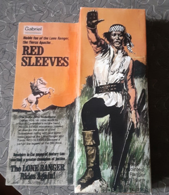 Lone Ranger Red Sleeves figure complete MINTY in bag w/ repro box ...