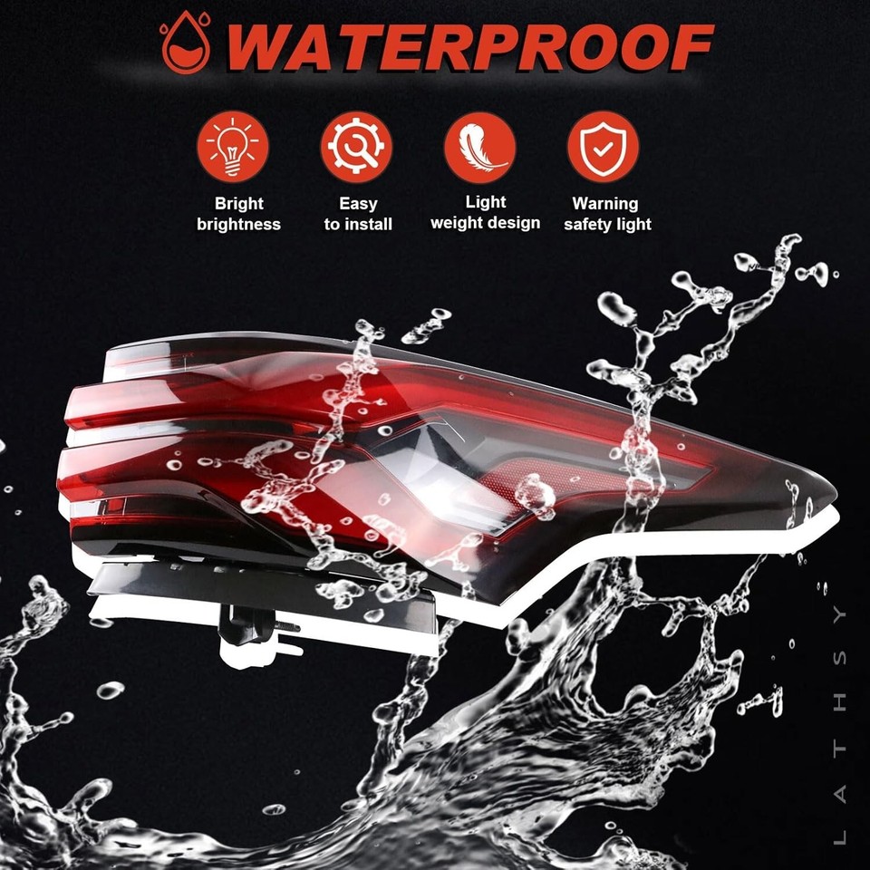 Left Driver Side Tail Light Assembly for 2022-23 Chevy Traverse Replace ...