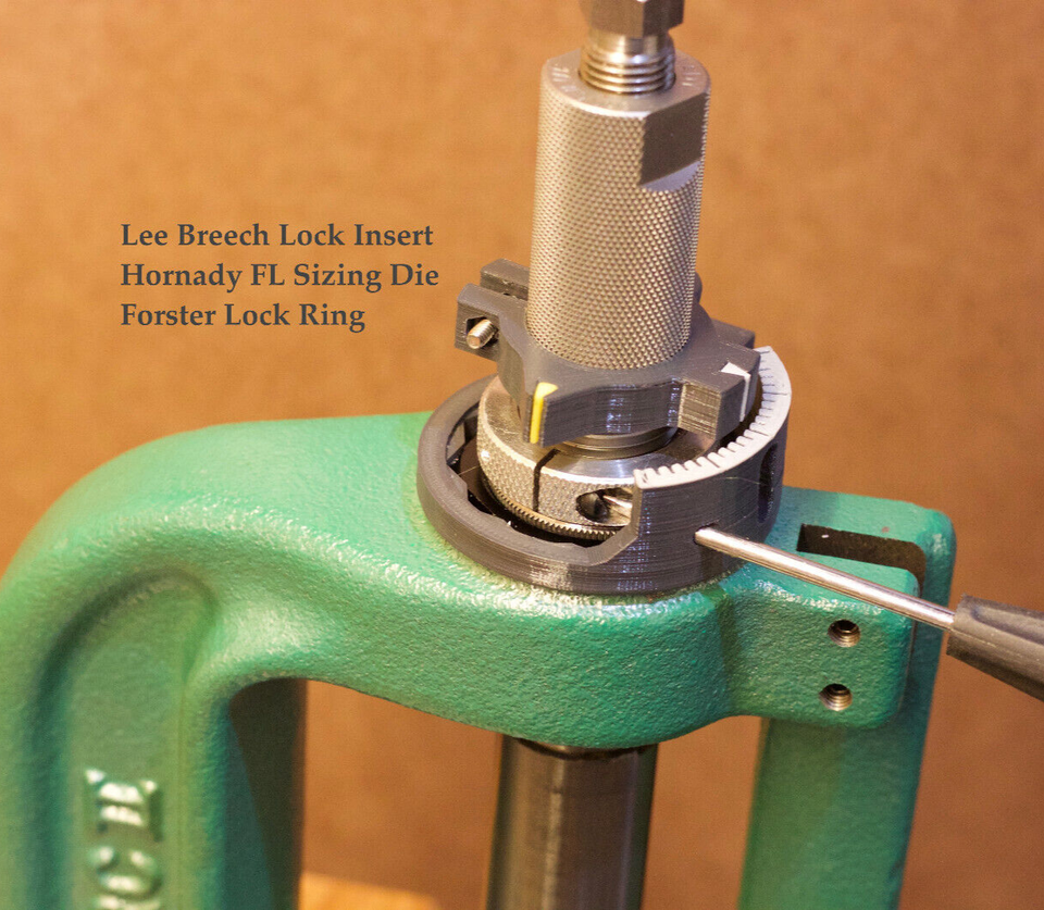 Reloading Die Depth Adjusting Fixture for Shoulder Bump, Crimp, Primer ...