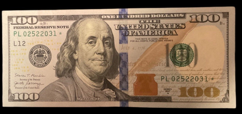One Hundred dollar bill star note with fancy (RARE) serial number | eBay
