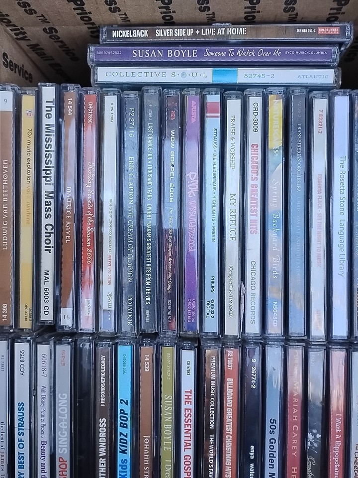 Lot Of 40 Vintage Cd Collection W/ Rock & More🔥Estate Sale CDs, See ...