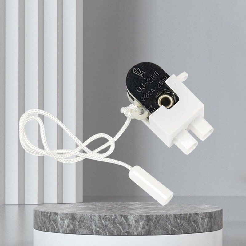 2pcs Practical Pull Cord Switches Pull Chain Switches for Ceiling Wall ...