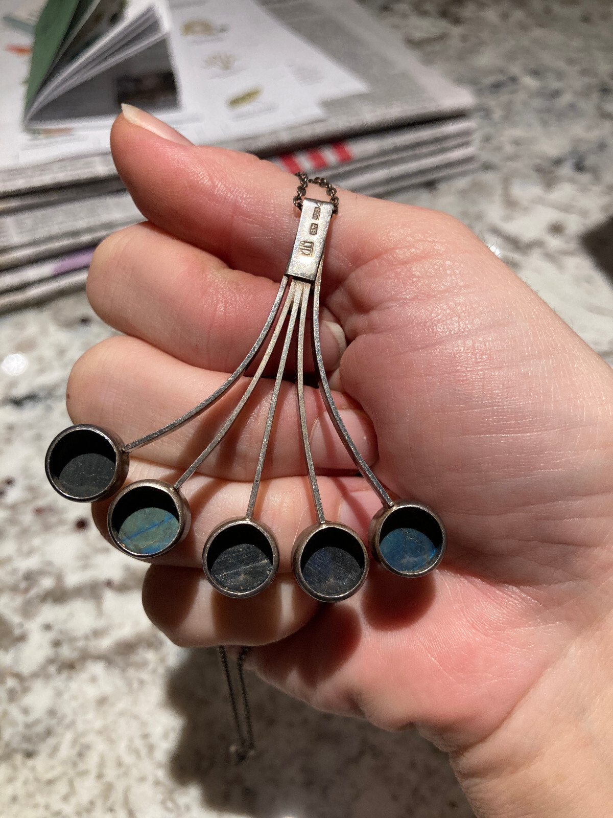 Vintage Kaunis Koru Martta Ritvanen Finland 925 Labra… - Gem