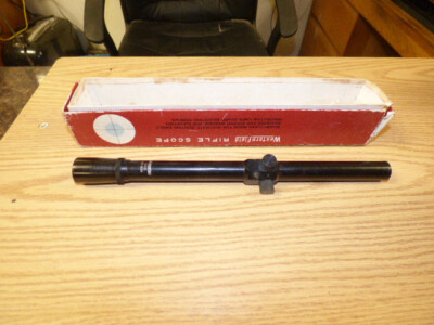 VINTAGE WESTERN FIELD 60-1203 4X15 RIFLE SCOPE W/BOX ELT JAPAN | eBay