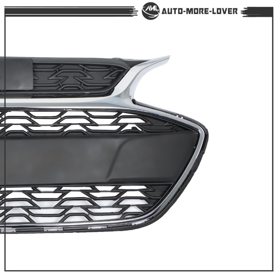 For Chevrolet Spark 2019-2022 Front Bumper Upper Grille Black & Chrome ...