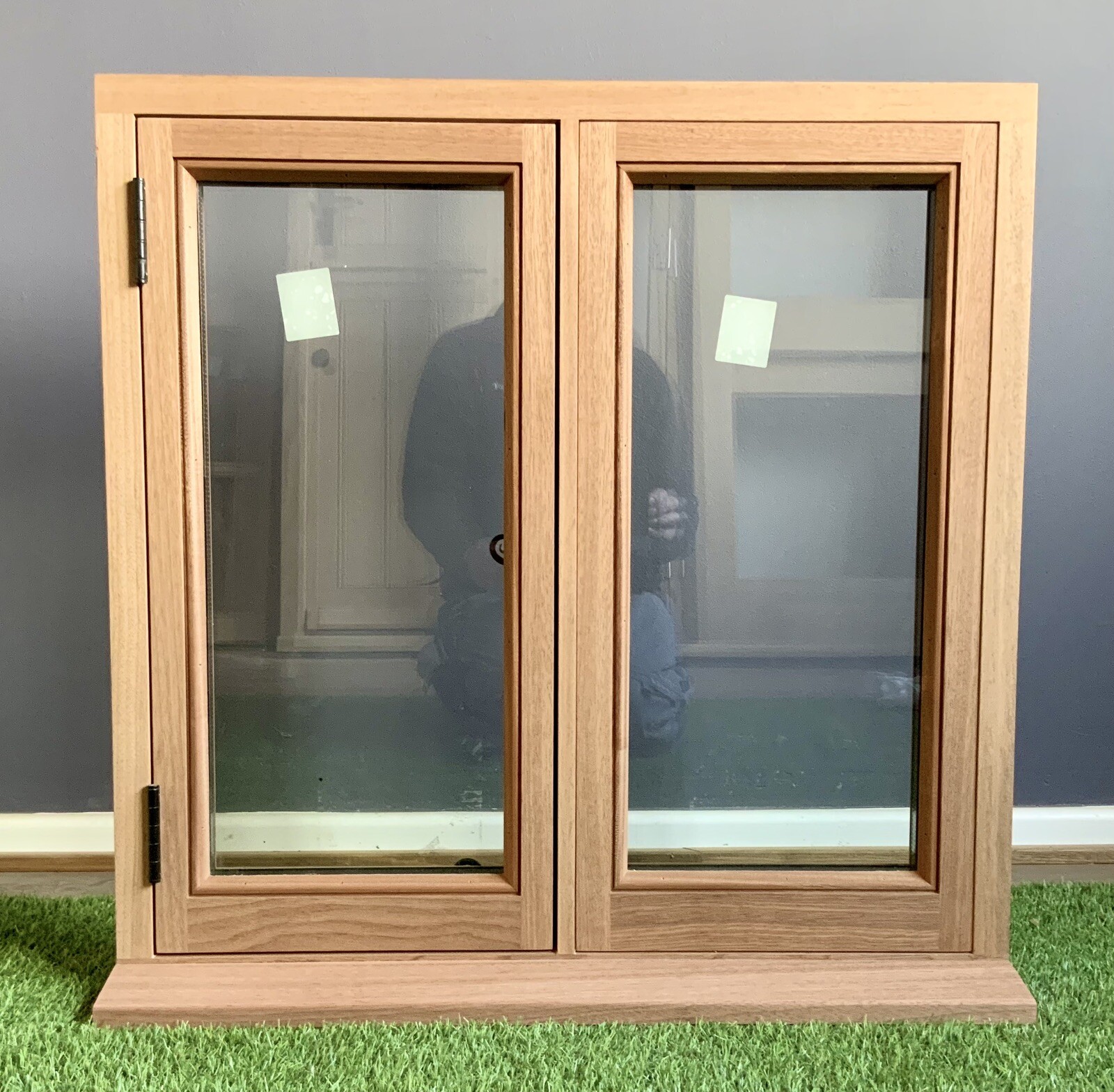 Window Double Glazed Windows Solid Sapele Hardwood 750mm x 750mm ...