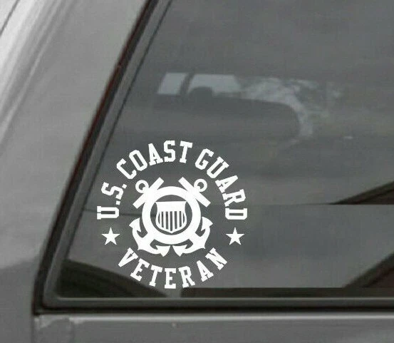 Coast Guard Window Decals