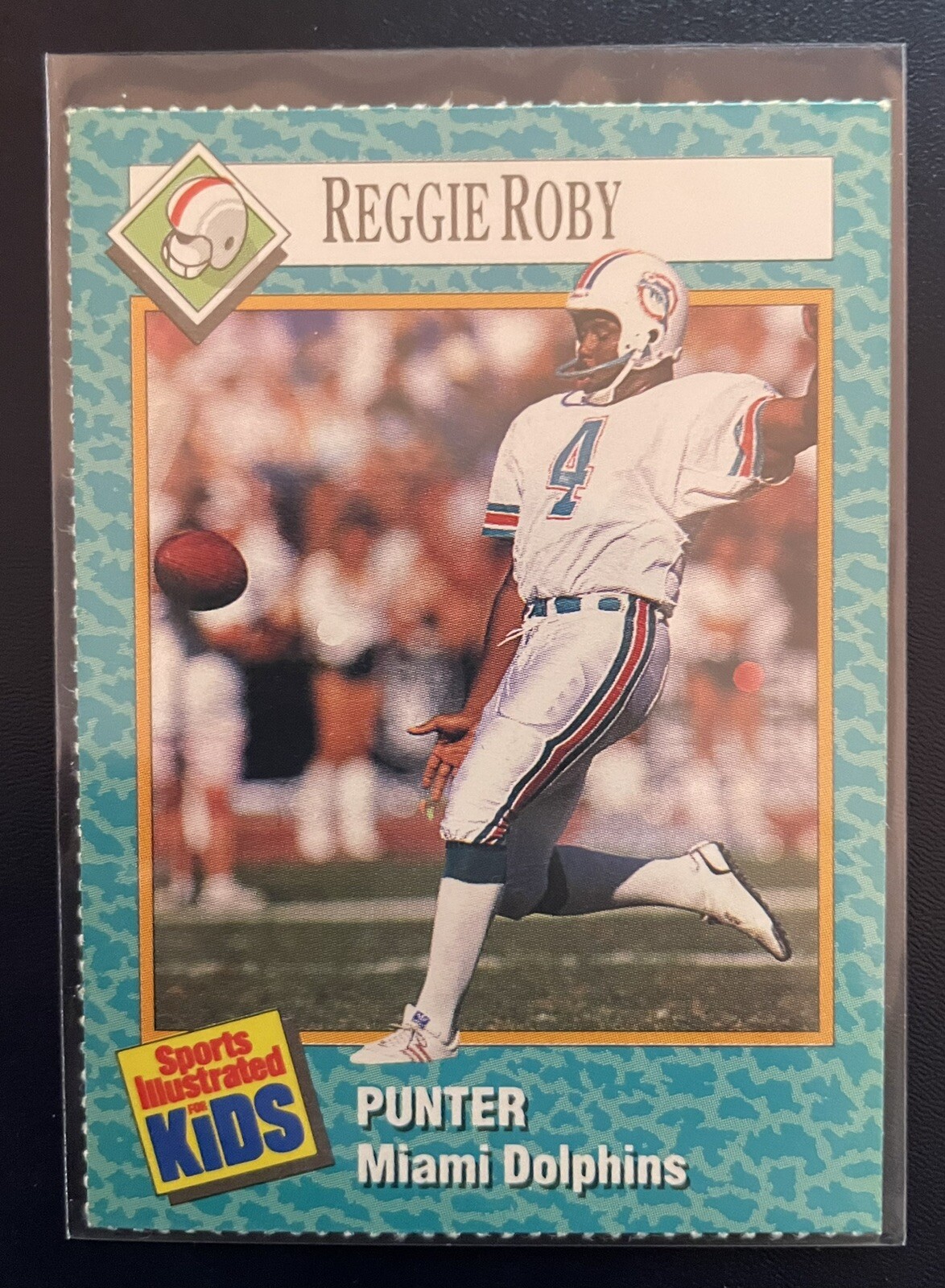 Reggie Roby 1989 Sports Illustrated For Kids #94 Miami Dolphins | eBay