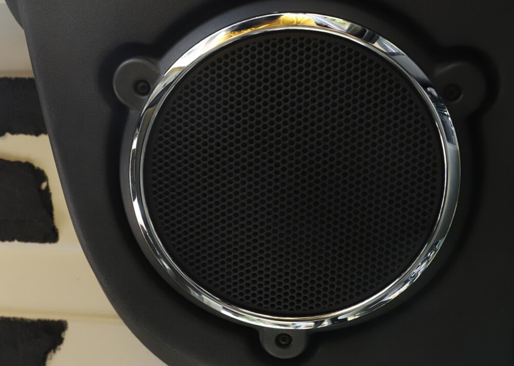 ABS Chrome Car Roof Speaker Trim Ring Fit for Jeep Wrangler JK 2008 ...