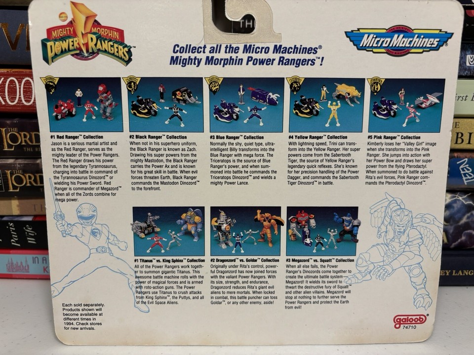 MICRO MACHINES Mighty Morphin Power Rangers #1 Titanus vs King Sphinx ...