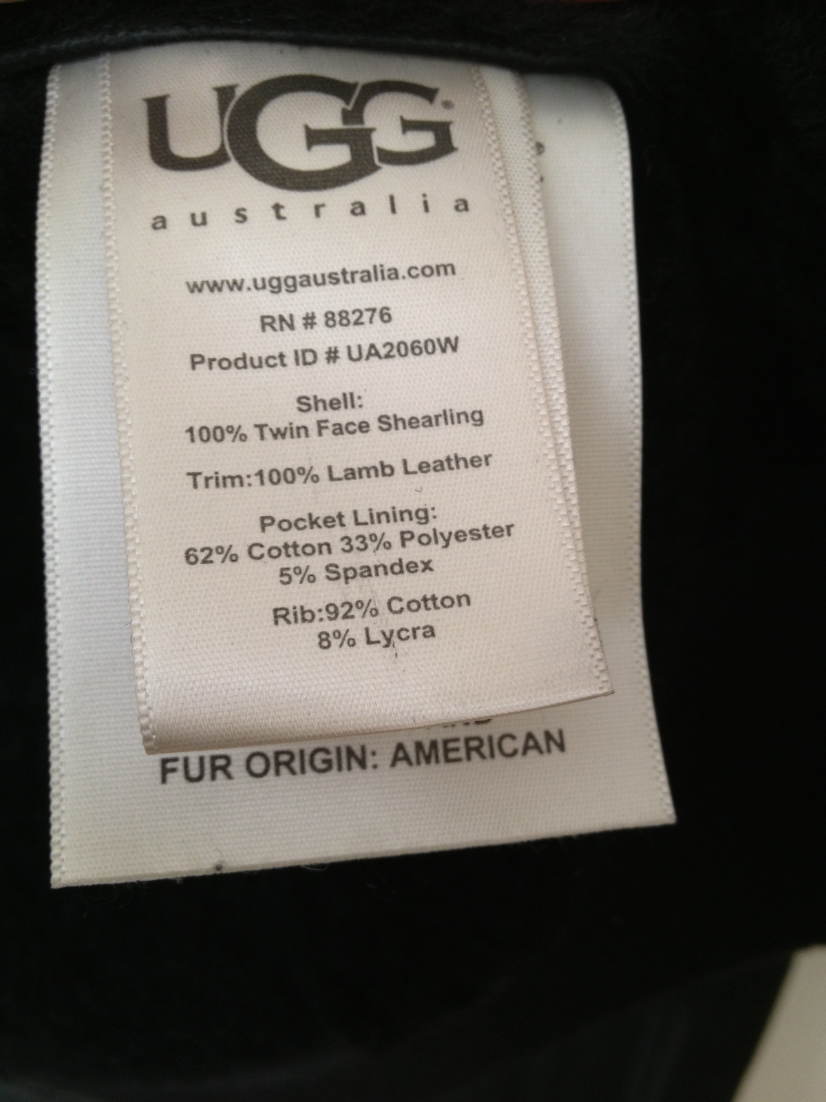 UGG WOMEN MURRAY BLACK LEATHER SHEARLING BIKERS JACKET COAT Size XL (12 ...