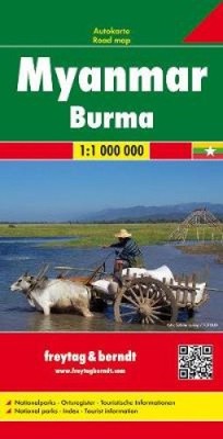 Myanmar (Burma) 1 : 1 000 000. Autokarte [Sheet map, folded] NEUF | eBay