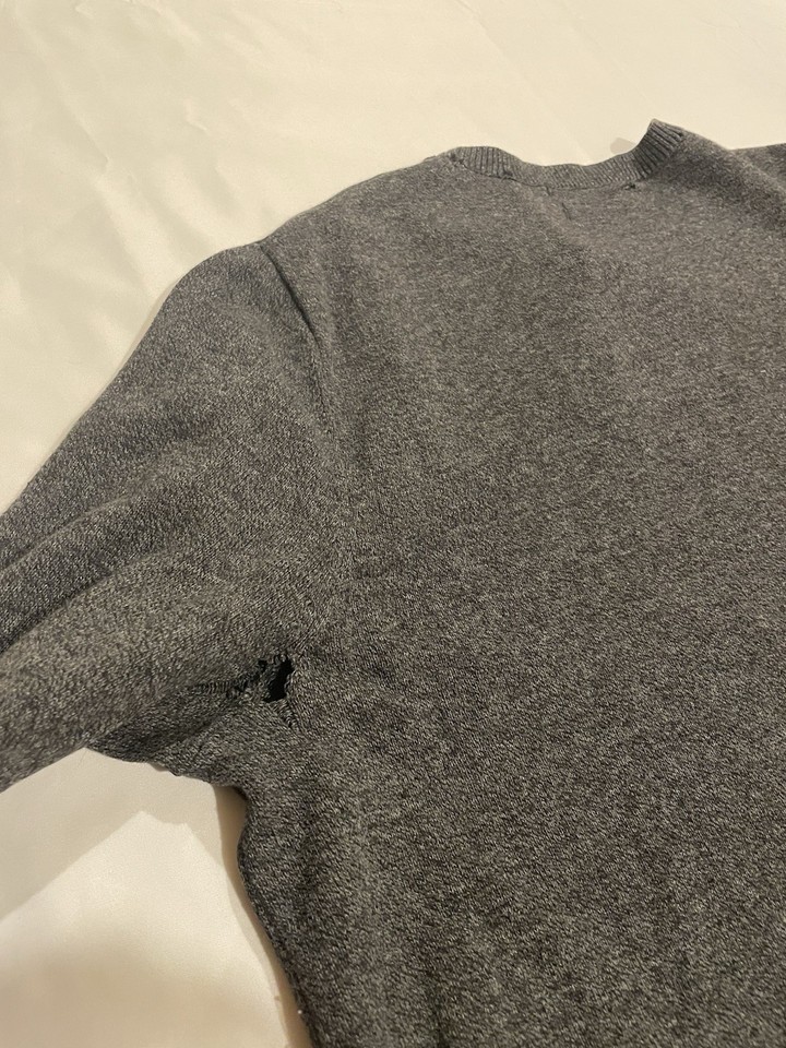 Topman, Dark Grey Wool-Knit Jumper, Size L | eBay UK