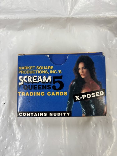 Rare Vintage 1995 Scream Queens 5 Trading card Set Autographed & Extras ...