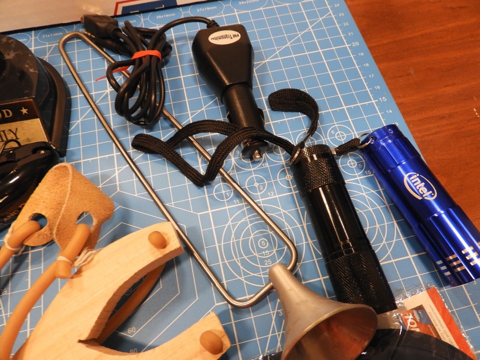 Random Junk Drawer Lot - Random Stuff, Charger flashlights remote ...