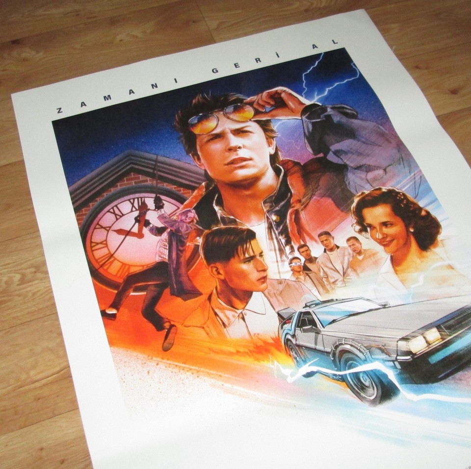 BACK TO THE FUTURE 40th Anniversary ORIGINAL Turkish SS 27x40 Movie ...