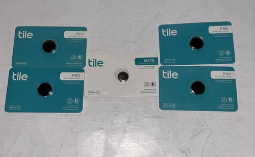 Lot 5 TILE Replacement Batteries - 4 Pro and 1 Mate (11409) | eBay
