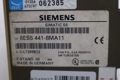 LOT OF 34 - SIEMENS 6ES5 441-8MA11 SIMATIC S5 DIGITAL OUTPUT MODULE ...