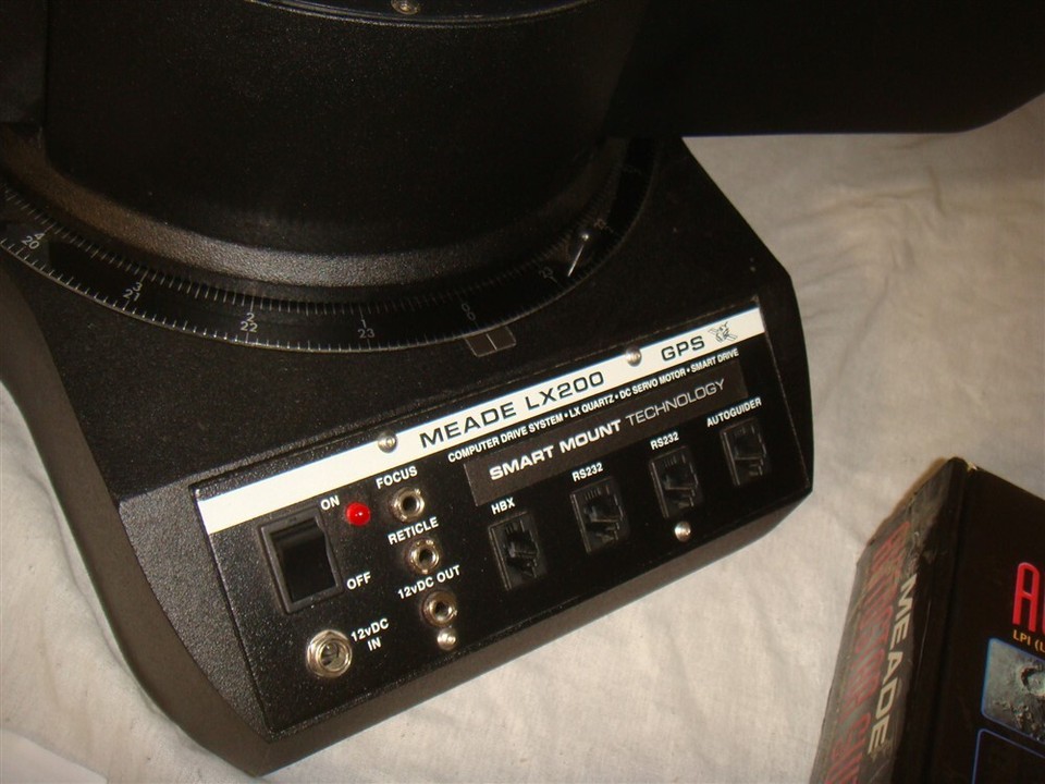 MEADE LX200 GPS 10" UHTC TELESCOPE w AUTOSTAR II signed by BUZZ ALDRIN ...