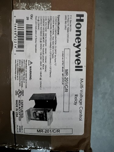 Honeywell MR 201 Fire Alarm Relay | eBay