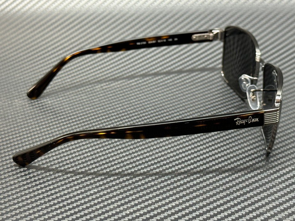 RAY BAN RB3750 004 B1 Gunmetal Grey Unisex 62 mm Sunglasses | eBay