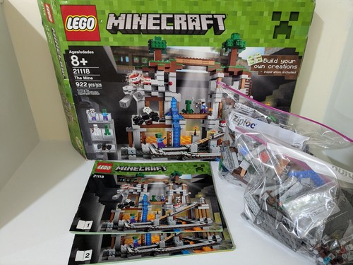 LEGO Minecraft: The Mine (21118) 100% With Minifigs, Box & Instructions ...