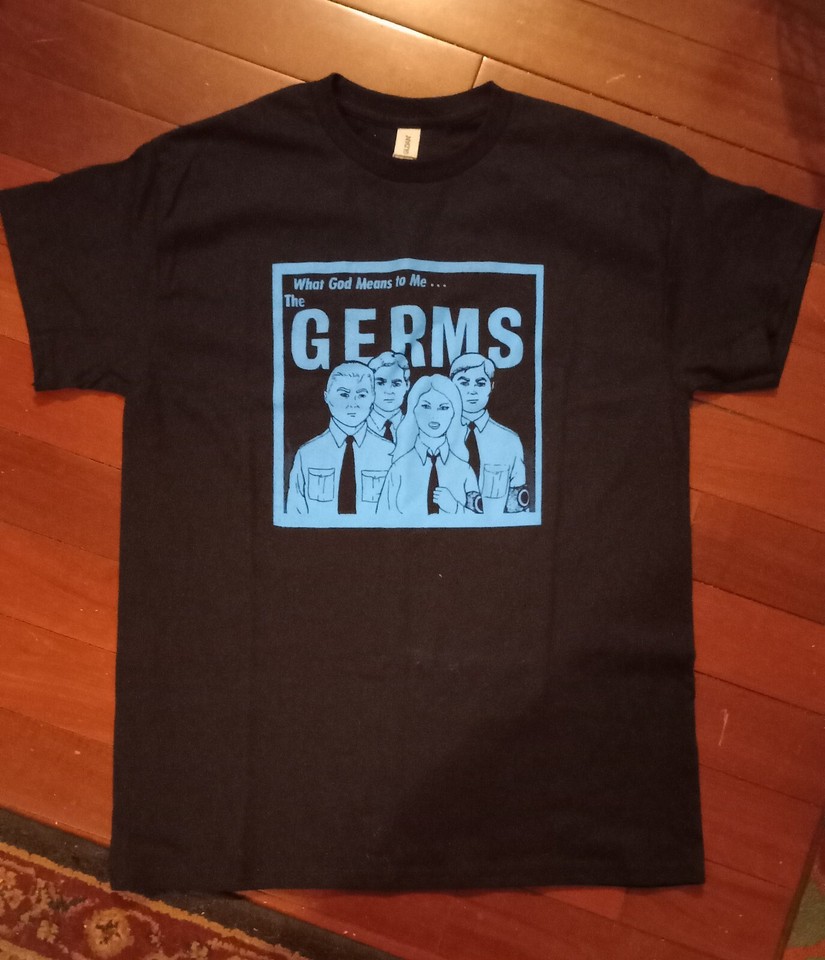 Large GERMS T-Shirt Classic punk GERMS ARMY Darby Crash | eBay