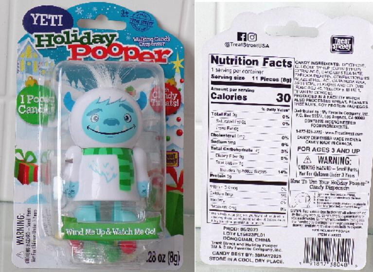 Treat Street Yeti Pooper Walking Candy Dispenser Wind-Up Toy New Best ...