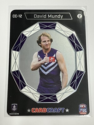 2022 Team Coach AFL Footy Card Craft - David Mundy Action CC-12 #02 ...