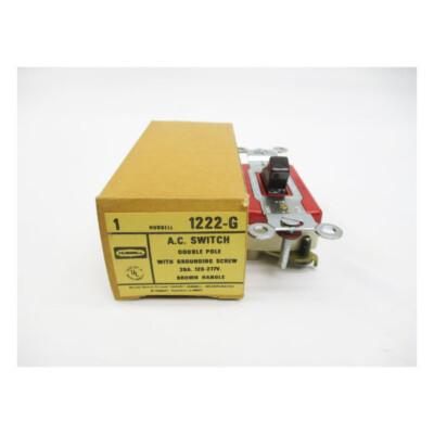 HUBBELL 1222-G 120-277V 20A NSMP | eBay