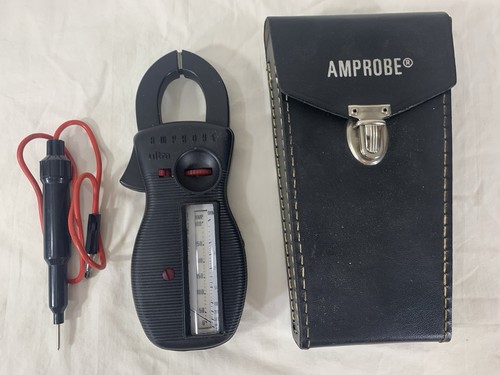 AMPROBE ULTRA Clamp Type Ammeter 0-300 Amp Amps Ohms Meter Multimeter ...