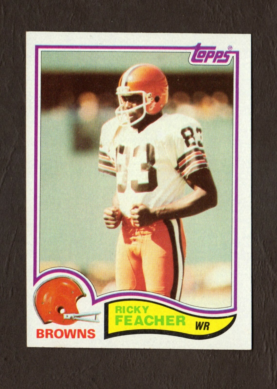 1982 Topps Football Card #63 Ricky Feacher – Cleveland Browns | eBay