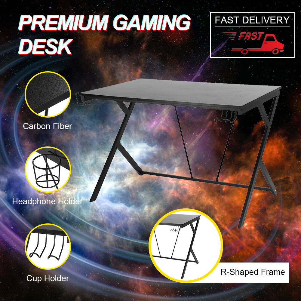 Gaming Desk 120CM 124CM 150CM Ergonomic PC Desktop Laptop Computer ...