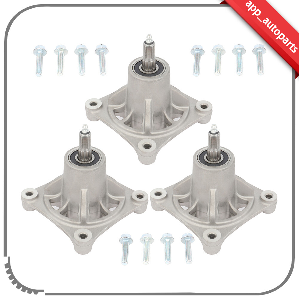 For Hustler 3PK Spindle Assembly Raptor Models with 42" & 52" decks ...