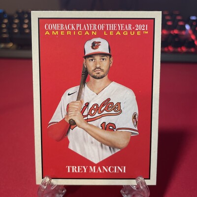 2022 Topps Archives Trey Mancini MVP Insert Card #324 Baltimore Orioles ...