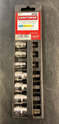CRAFTSMAN 934449 7-PC TORX BIT SOCKET SET (GO1062568) | eBay