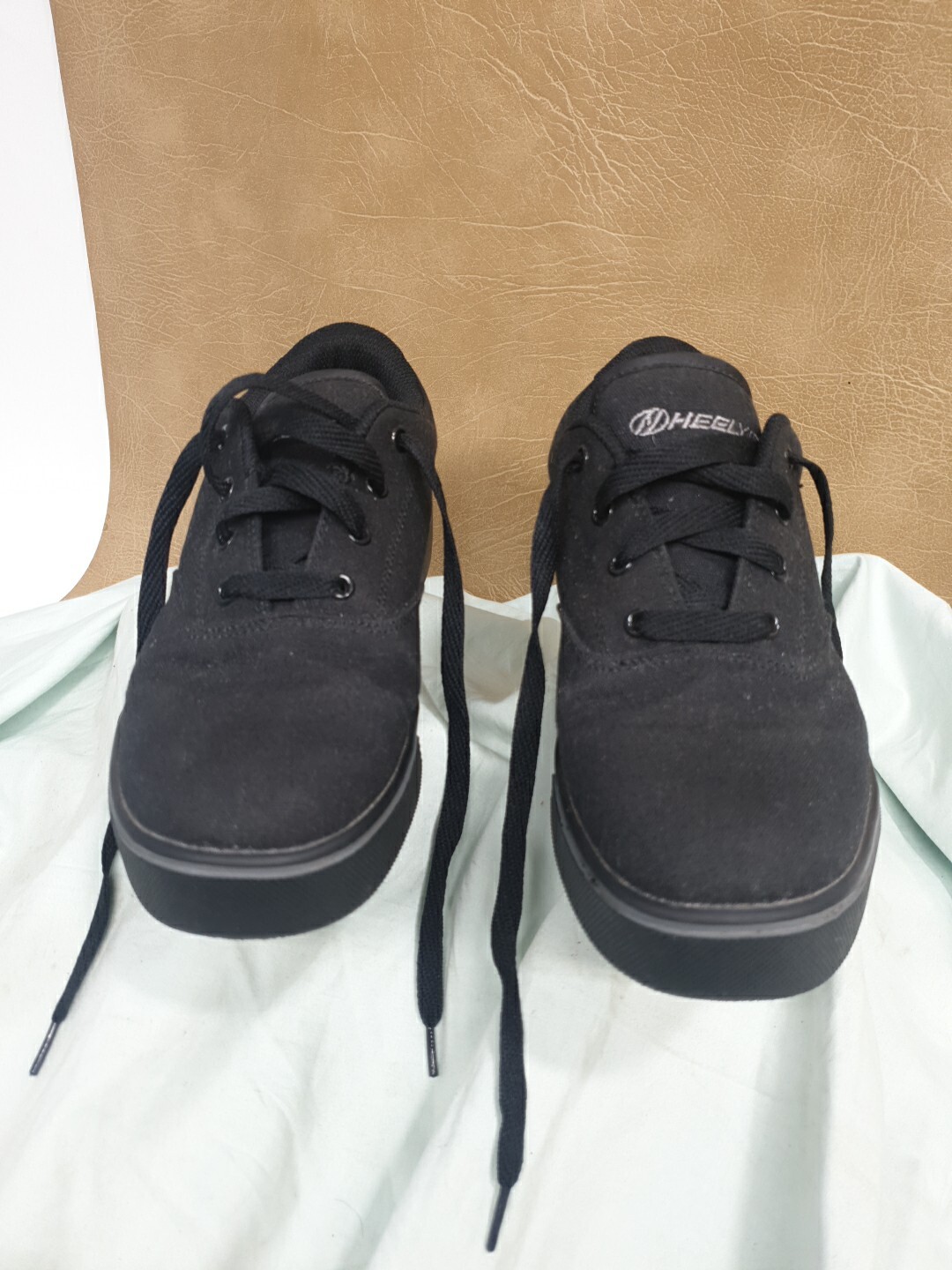 Heelys Launch Black Canvas Wheel Shoes Sneakers US Si… - Gem