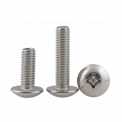 M3 M4 M5 M6 316 stainless steel half round head screws Cross Big flat ...