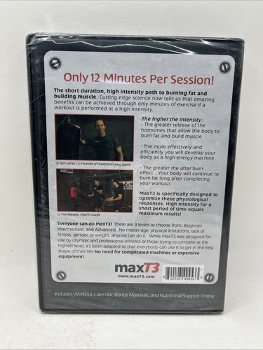maxT3 - 15 Workouts (DVD, 2011) Dr. Fred Roberto - Brand New Sealed | eBay
