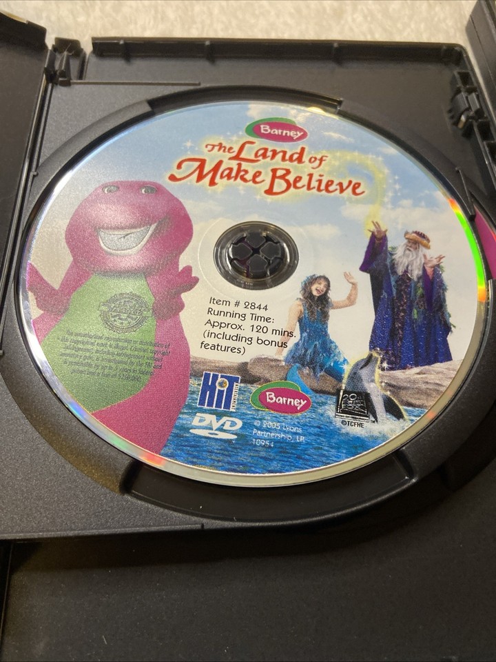 Barney Triple Feature Land Make Believe Happy Mad Silly Sad Red Yellow ...
