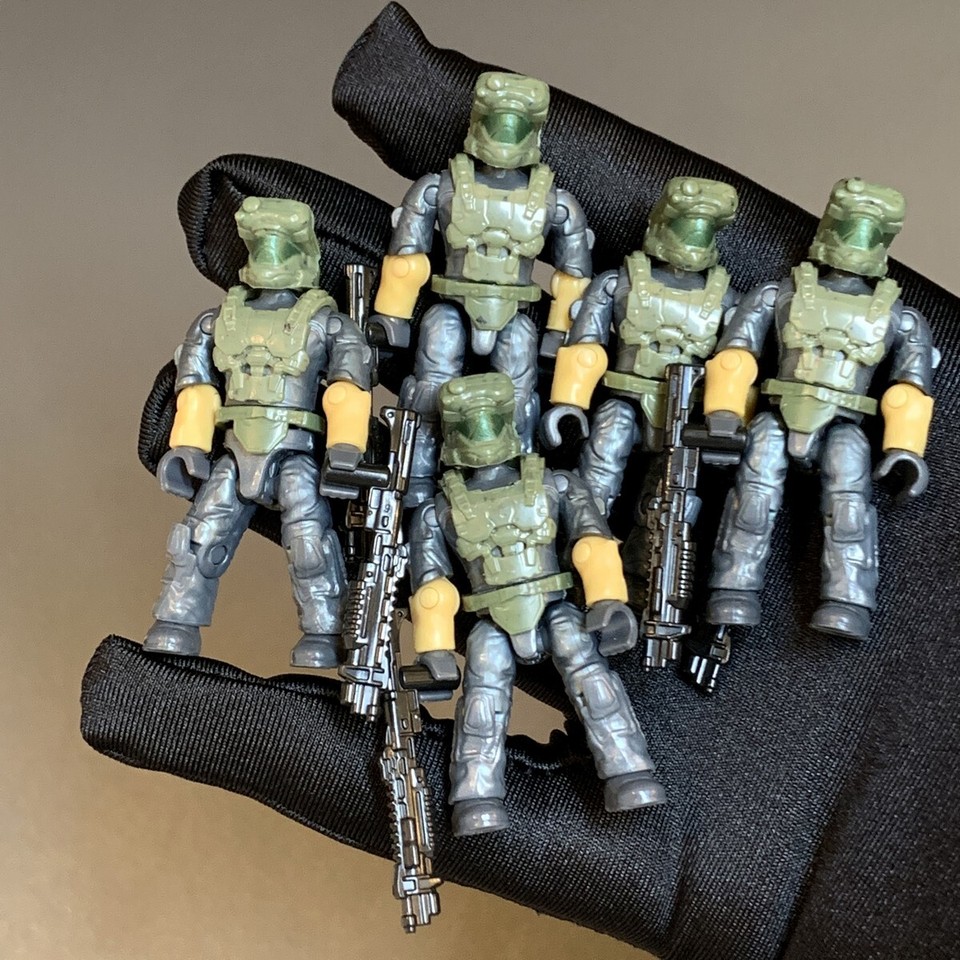 5 MEGA Construx Halo Infinite Buildable Vehicle Figure Set UNSC MARINE ...