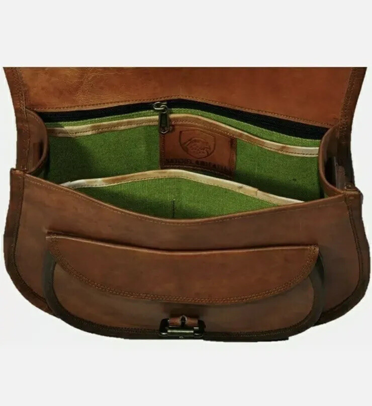 Satchel and Fable Handmade Women Vintage Style Genuine Leather Shoulder ...