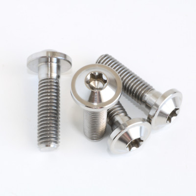 M8 x 30mm Bolts Titanium M8x30mm Screws Low Profile Flange Head 35mm ...
