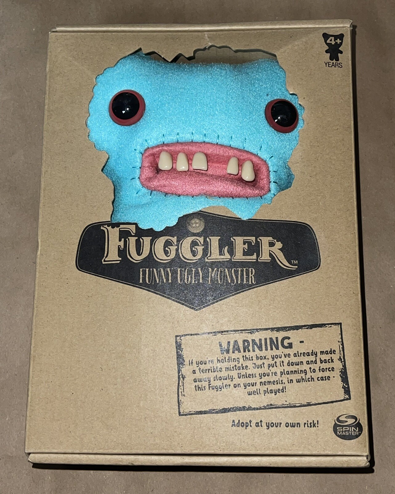 Spin Master Fuggler Funny Ugly Monster Blue Gap Tooth McGoo Medium ...